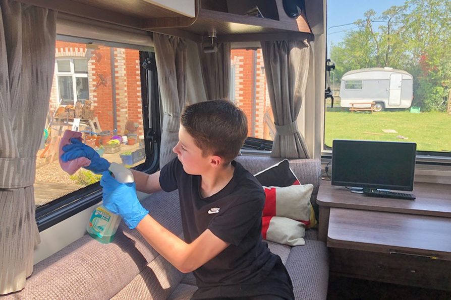 Spring clean your caravan or motorhome with everyday products - Bailey ...